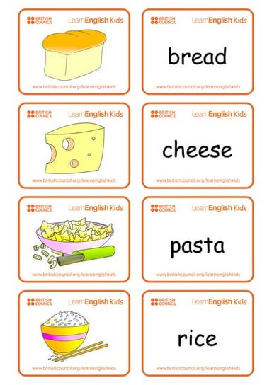 Flashcards food-set-2 | PDF