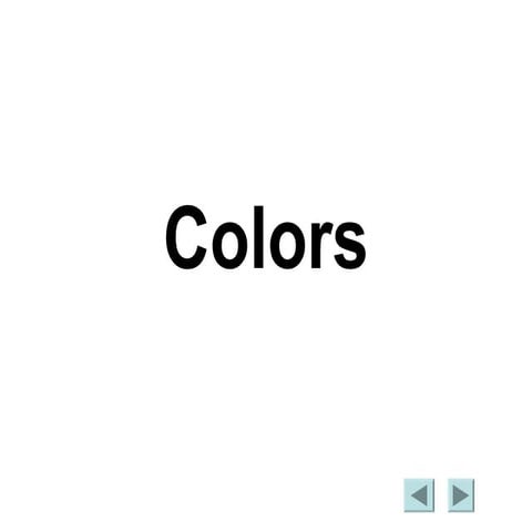 Flash-cards--Colors | PPT