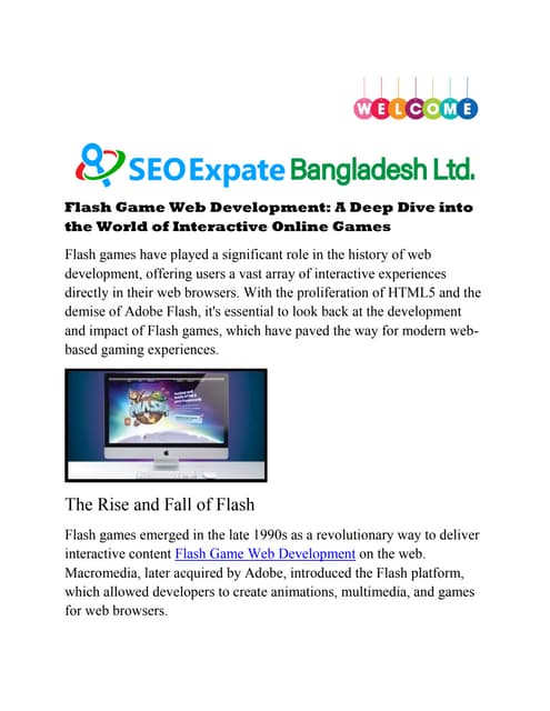 Flash Web Designs | PDF | Web Development | Internet