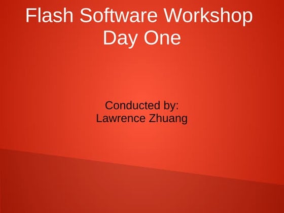 Drawing and Flash | PPT