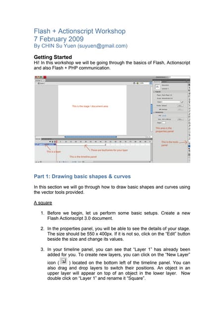 Quick Step by Step Flash Tutorial | PDF Quick Step by Step Flash Tutorial | PDF