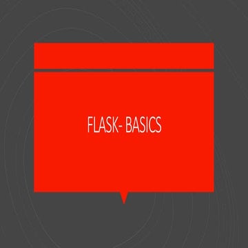 Flaskbasicspptx 