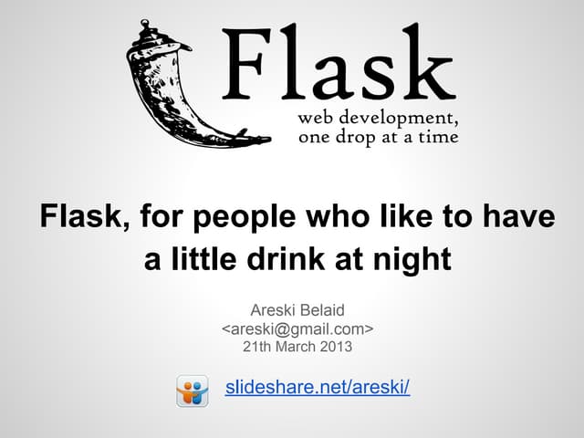 Flask Introduction Python Meetup Ppt