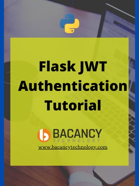 Flask Jwt Authentication Tutorial Pdf
