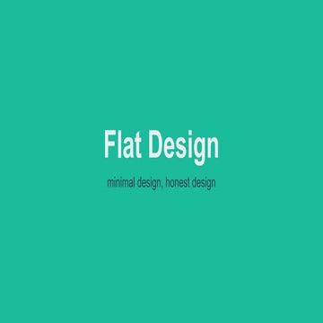Flat design | PDF