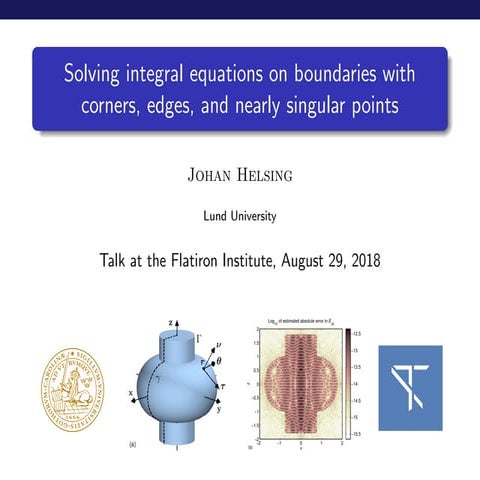 Solving integral equations on boundaries with corners, edges, and ...