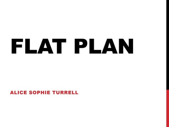 Own Magazine- Flat Plan | PPT