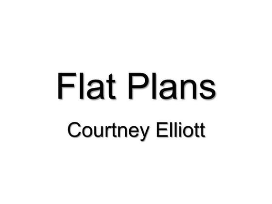 Flat Plan- Nme Magazine | PPT