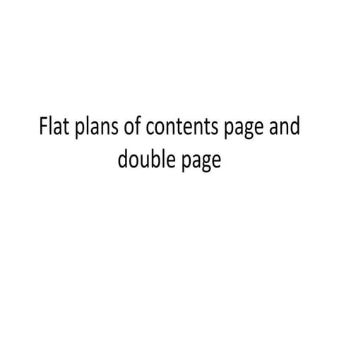 5 magazine double page spreads | PPTX