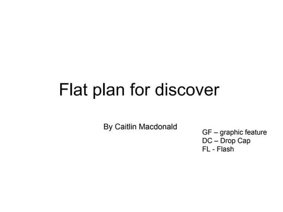 Flat plan (Kerrang) | PPT