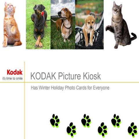 How to Make a Calendar on a KODAK Picture Kiosk | PPT