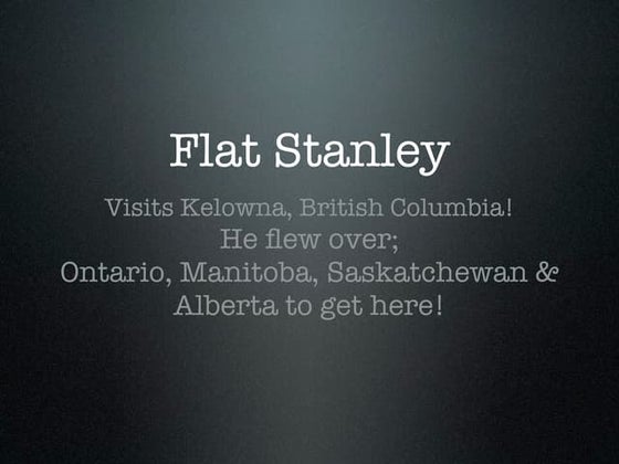 Flat Stanley Visits Texas | PPT