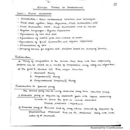 FLA Unit Materials Notes and with Examples | PDF