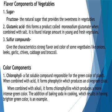cookery 10 - flavor of components of vegetables.pptx