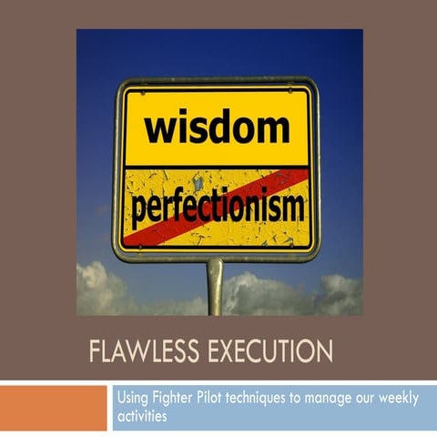 Flawless Execution | PDF