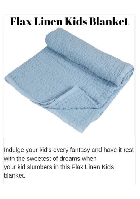 Flax linen blanket | PDF