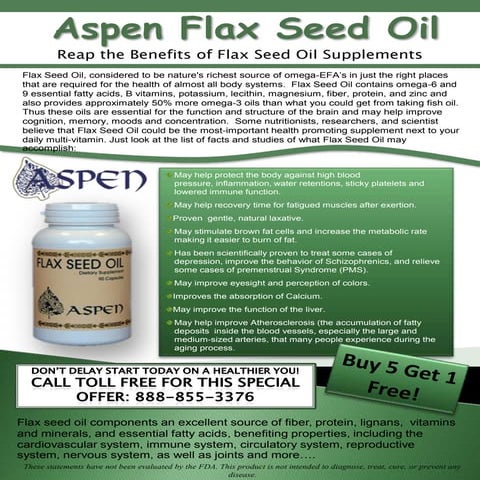 Flax seed monograph | PDF