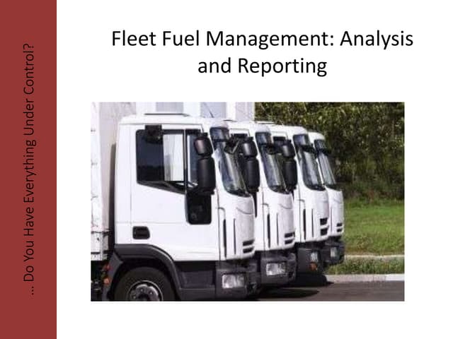 Fleet Management Basics | PPTX