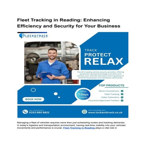 Fleet Tracking in Reading for Secure, Efficient Operations | PDF