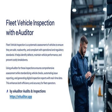 Fleet Vehicle Inspection with eAuditor Audits & Inspections.pdf