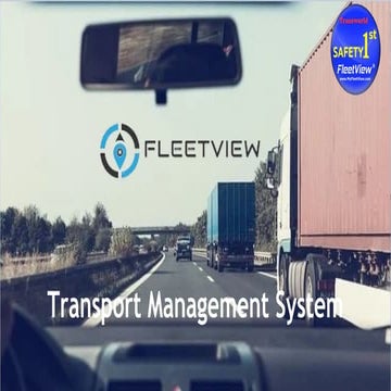 FleetView TMS v1 05082020 | PDF