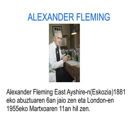 Alexander Fleming | PPT