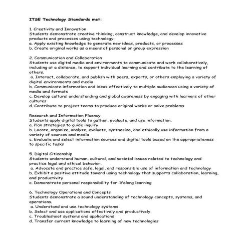 Iste standards for educators (permitted educational use) | PDF