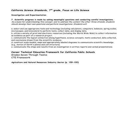 Fleming tech unit sci stand and framework | DOCX | Science