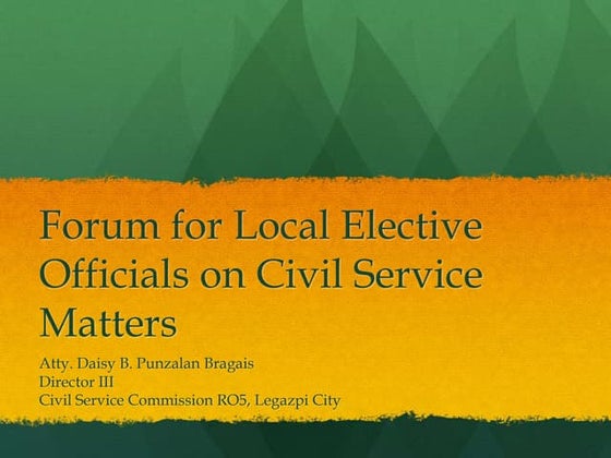 Dresscode gov't official and employees | PPT