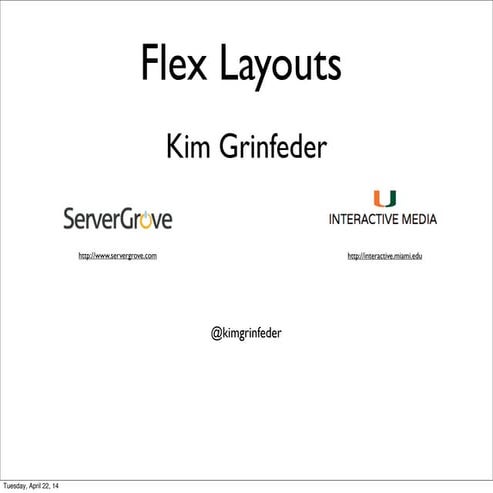 Flexbox presentation front end developers meetup miami | PDF | Technology & Computing