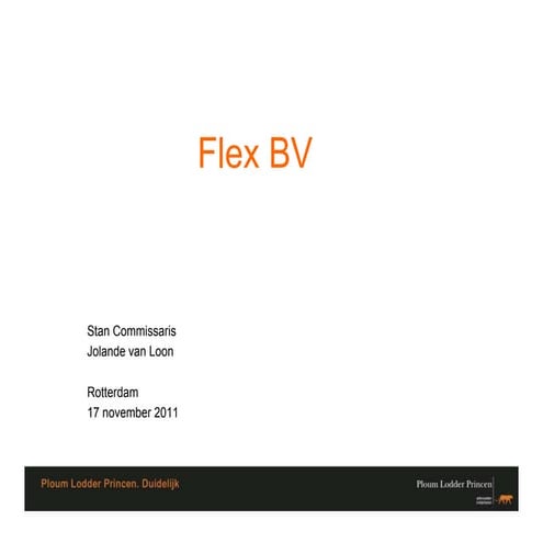 Flex bv | PPT