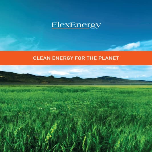 Flexenergy brochure | PDF