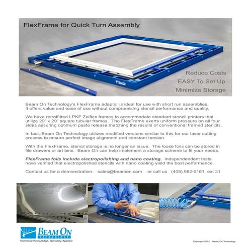 Flex Frame - Beam On Technology | PDF