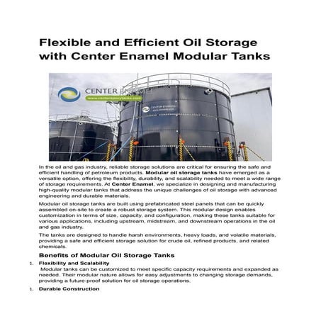 Flexible and Efficient Oil Storage with Center Enamel Modular Tanks.docx