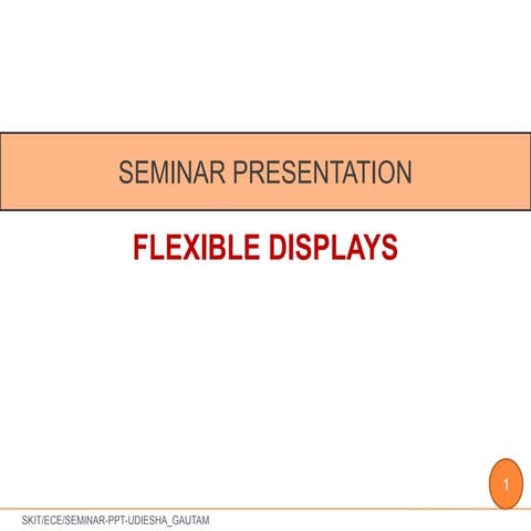 FLEXIBLE DISPLAY.pptx