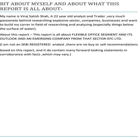 FLEXIBLE OFFICE analysis (efc ltd), .pdf