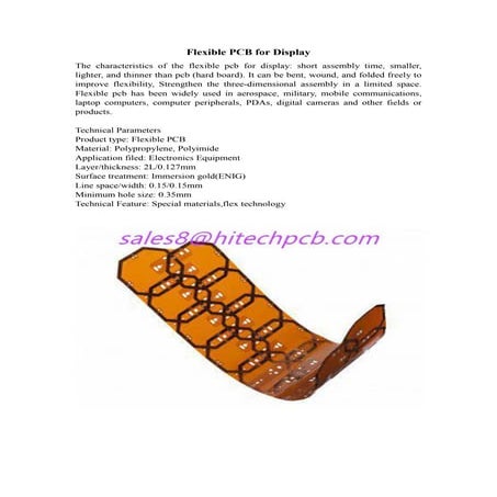 Flexible PCB for Display made in China | PDF