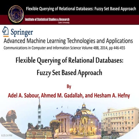 Flexible querying of relational databases fuzzy set based approach 27-11 | PPTX | Databases ...