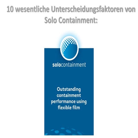Flexibles schutzhüllen containment OEB 5 - API's | PPT