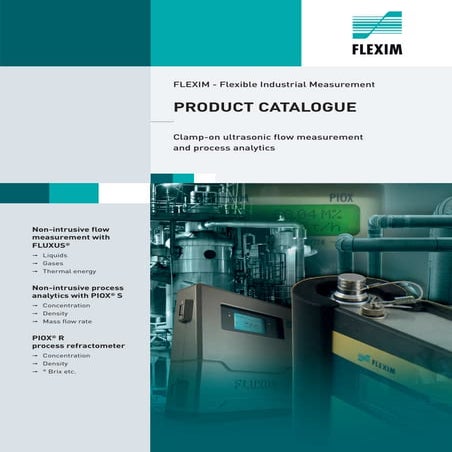 Flexim - Ultrasonic Clamp-on Hazardous Area Flow Meters - Brochure | PDF