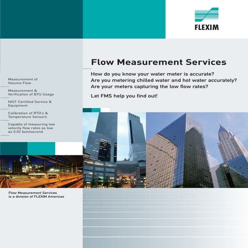 Flexim Fluxus Ultrasonic Flow Meters - Flow Measurement Services ...
