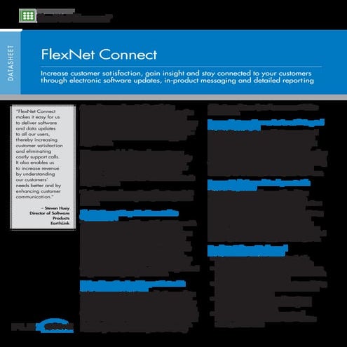 FlexNet Connect Datasheet | PDF