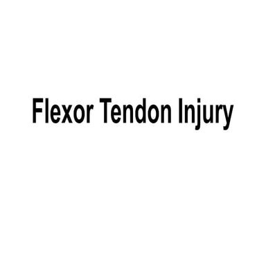 Tendon Rehabilitation Pyramid | PDF