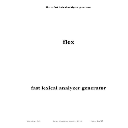 Flex tutorial | PDF
