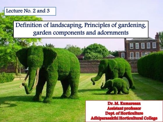 Principles of landscape | PPT