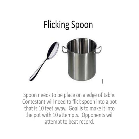 Flicking spoon | PPTX