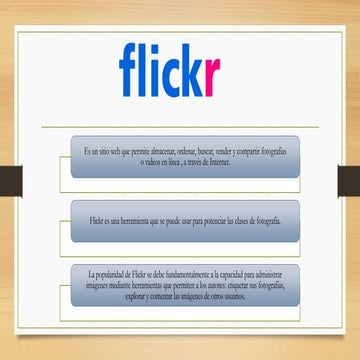 Que es y para que sirve FLICKR | PPTX