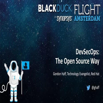 Devsecops The Open Source Way Ppt