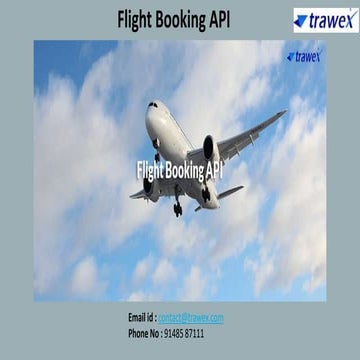 Flight Booking API, Flights XML API Integration | PPT