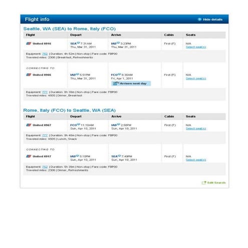 Flight Itinerary | PDF